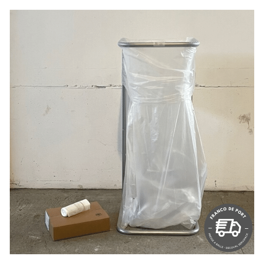 Support pour sac 400L compact idéal pour trier vos déchets