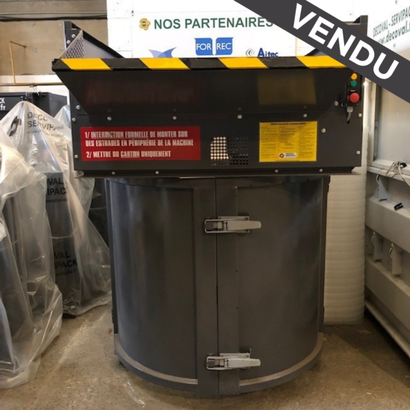 Presses à balles d'occasions, compacteurs cartons d'occasions