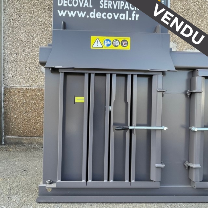 Presse à Balle occasion double coffre : compactage vos déchets 2x75kg