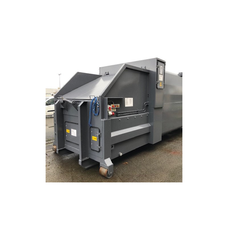 Compacteur monobloc standard 20 m3 pour déchets d'emballages