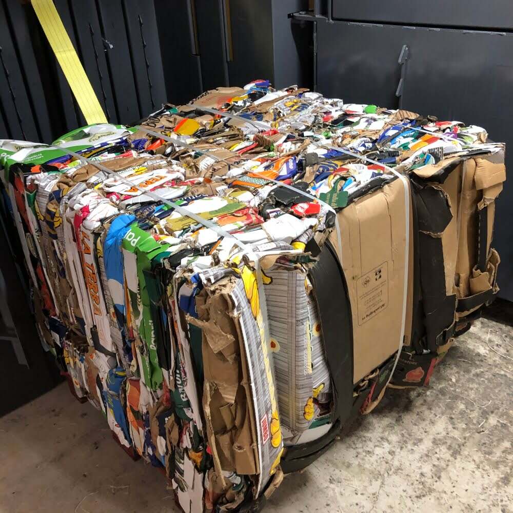 Installation d'une presse à balle à Tourcoing chez Espace Fruit